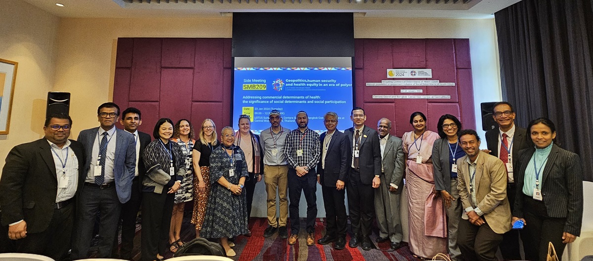WHO Sri Lanka convenes experts on mitigation of Commercial Determinants ...