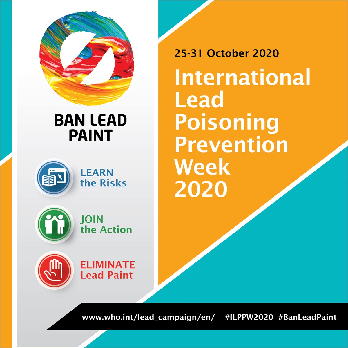 International Lead Poisoning Prevention Week 2020: campaign materials
