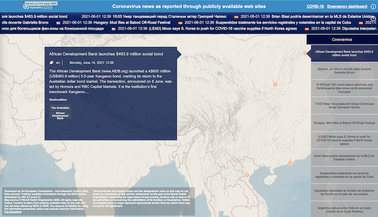 Early detection, verification, assessment and communication