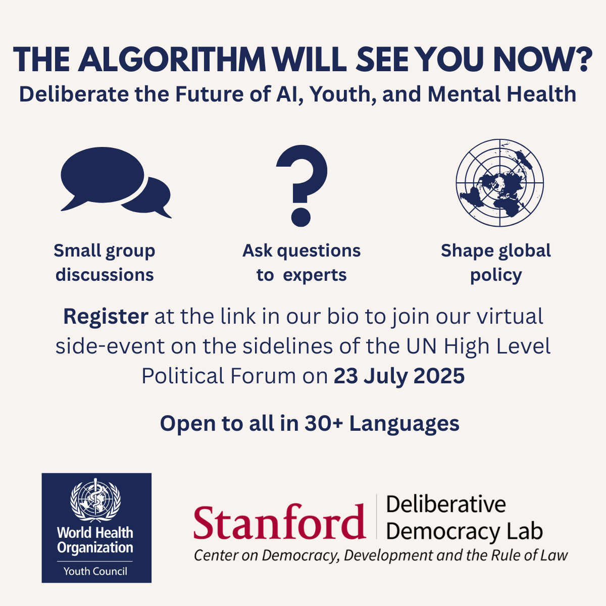 The algorithm will see you now? Deliberate the future of AI, youth and ...
