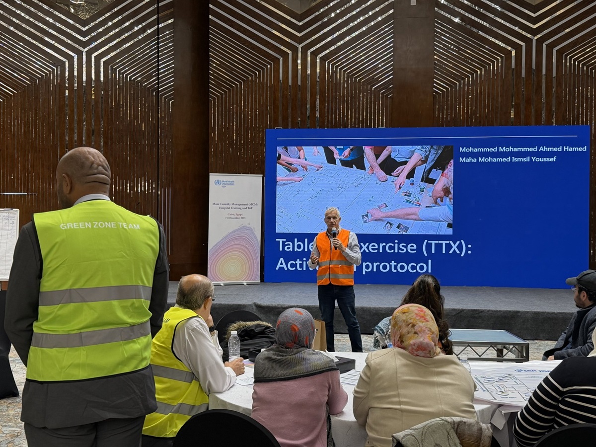 WHO Egypt launches a new national training-of-trainers programme on ...