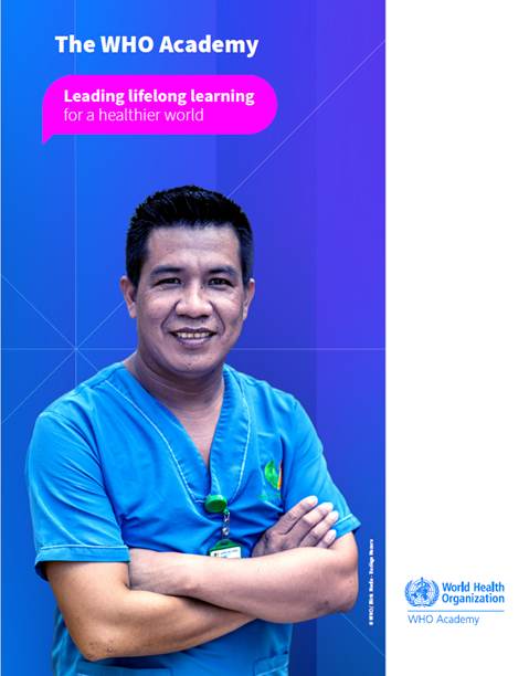 The WHO Academy brochure