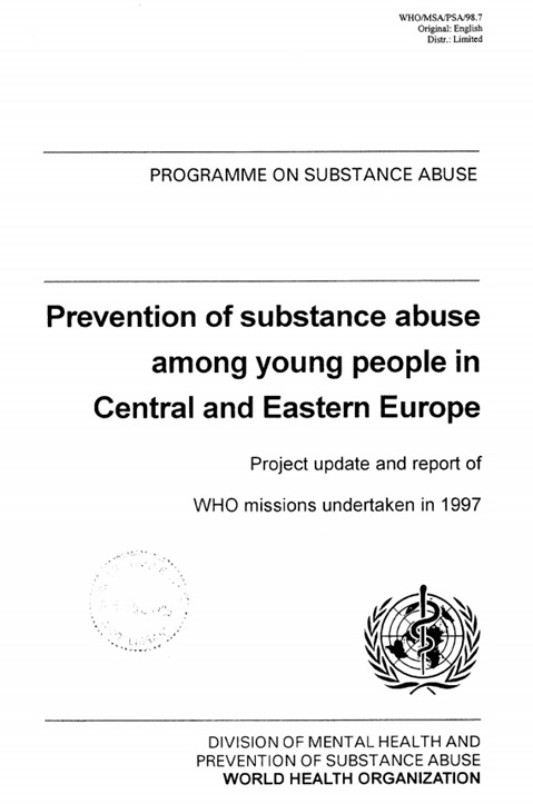 Prevention of substance abuse among young people in Central and Eastern ...