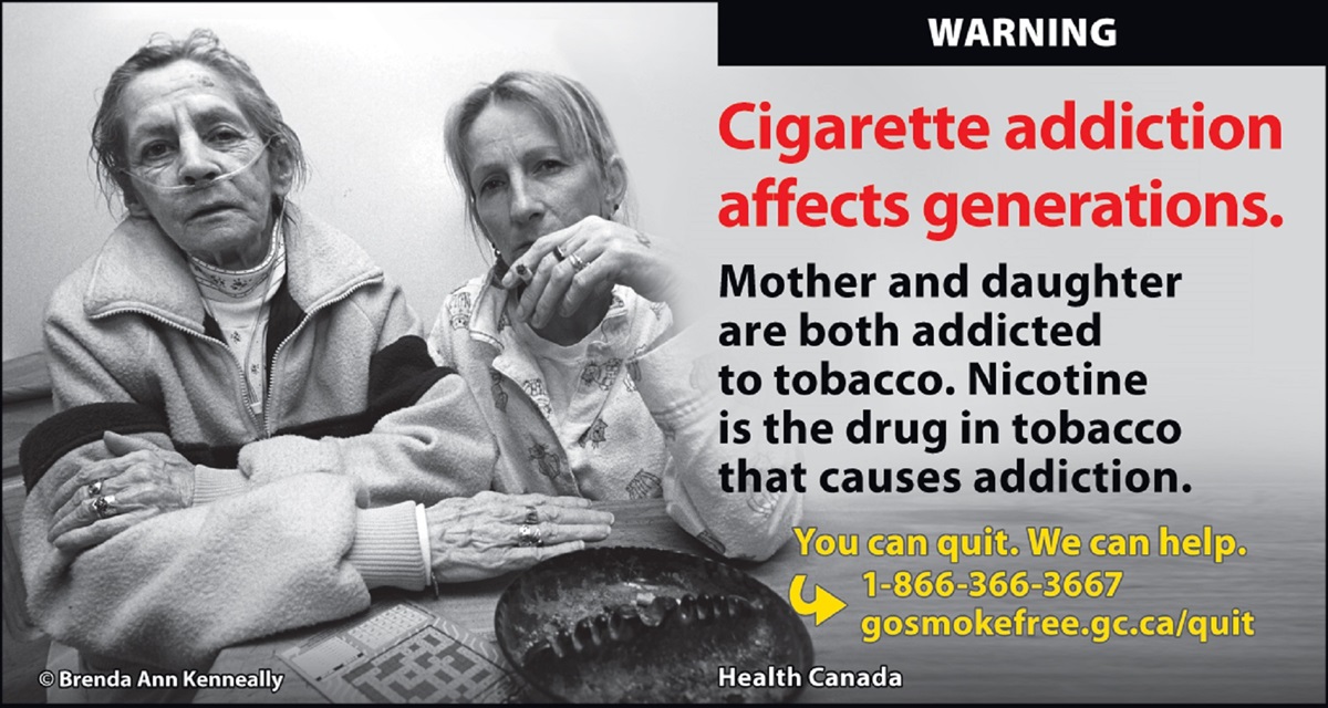 Cigarette addiction affects generations