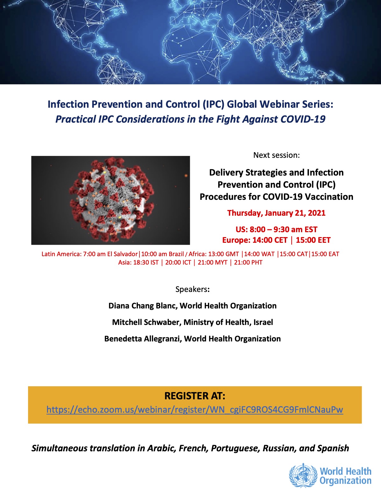 Infection Prevention and Control (IPC) Global Webinar Series: practical ...