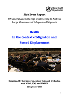 Refugee and migrant health - Global