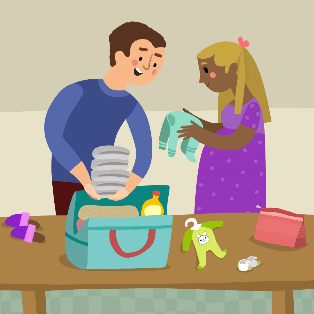 Making plans for childbirth when pregnant