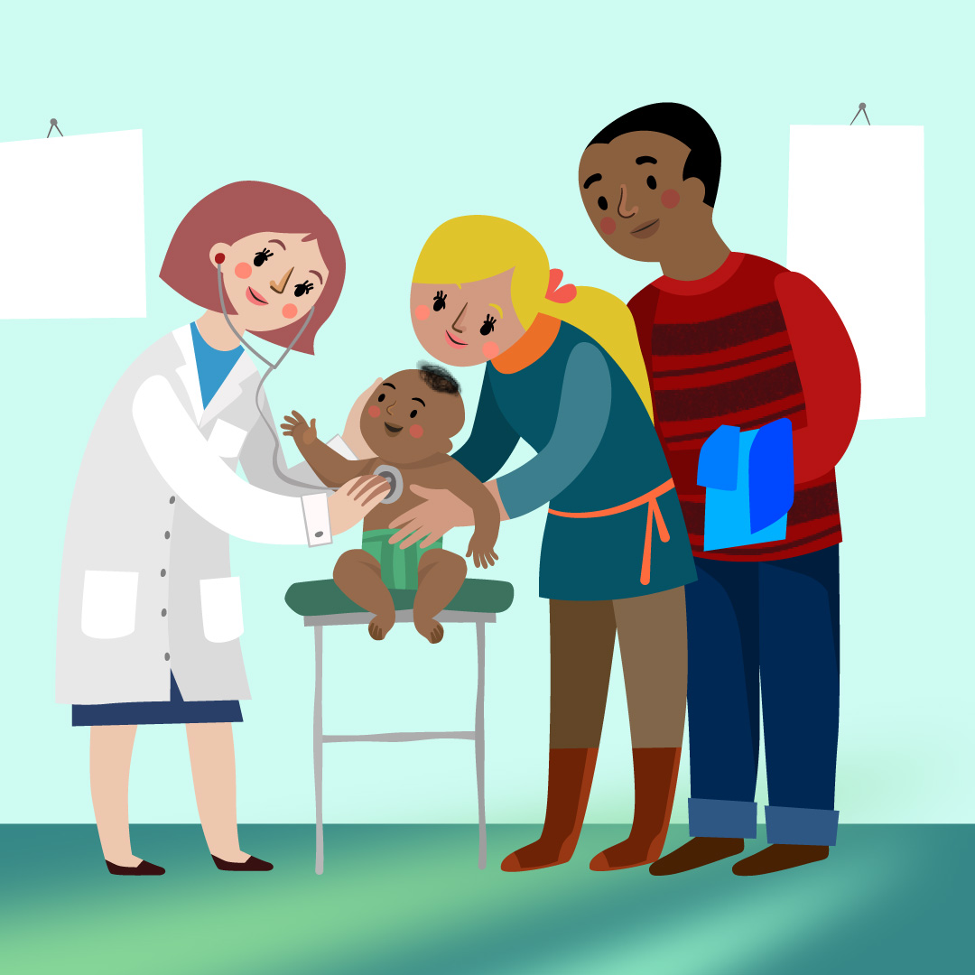 Making sure newborns and children under 5 years sleep safely