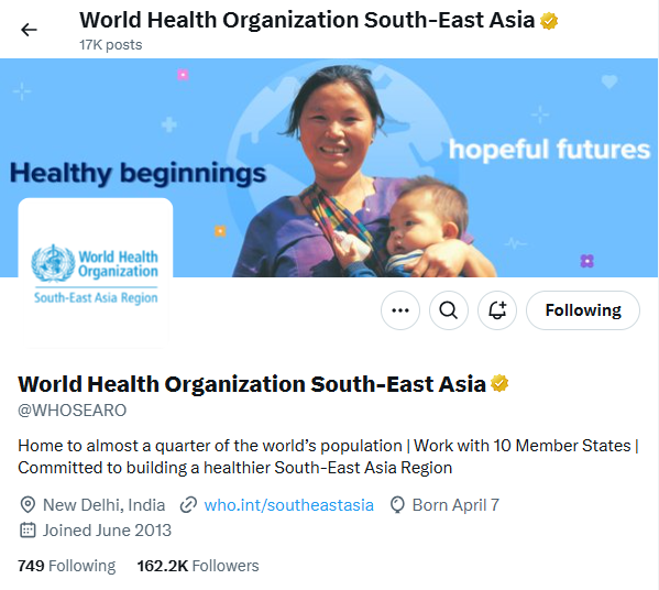 World Health Organization South-East Asia (WHO) - Home