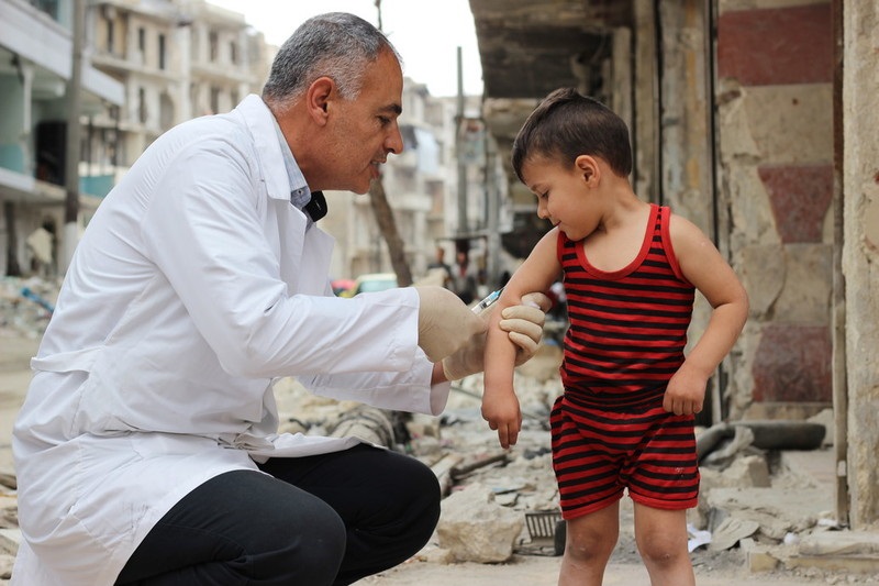 “Leaving no one behind – saving lives through immunization” exhibit