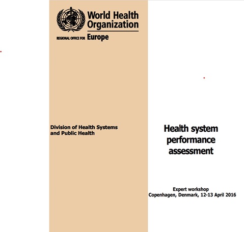 Health system performance assessment - Expert workshop, Copenhagen ...