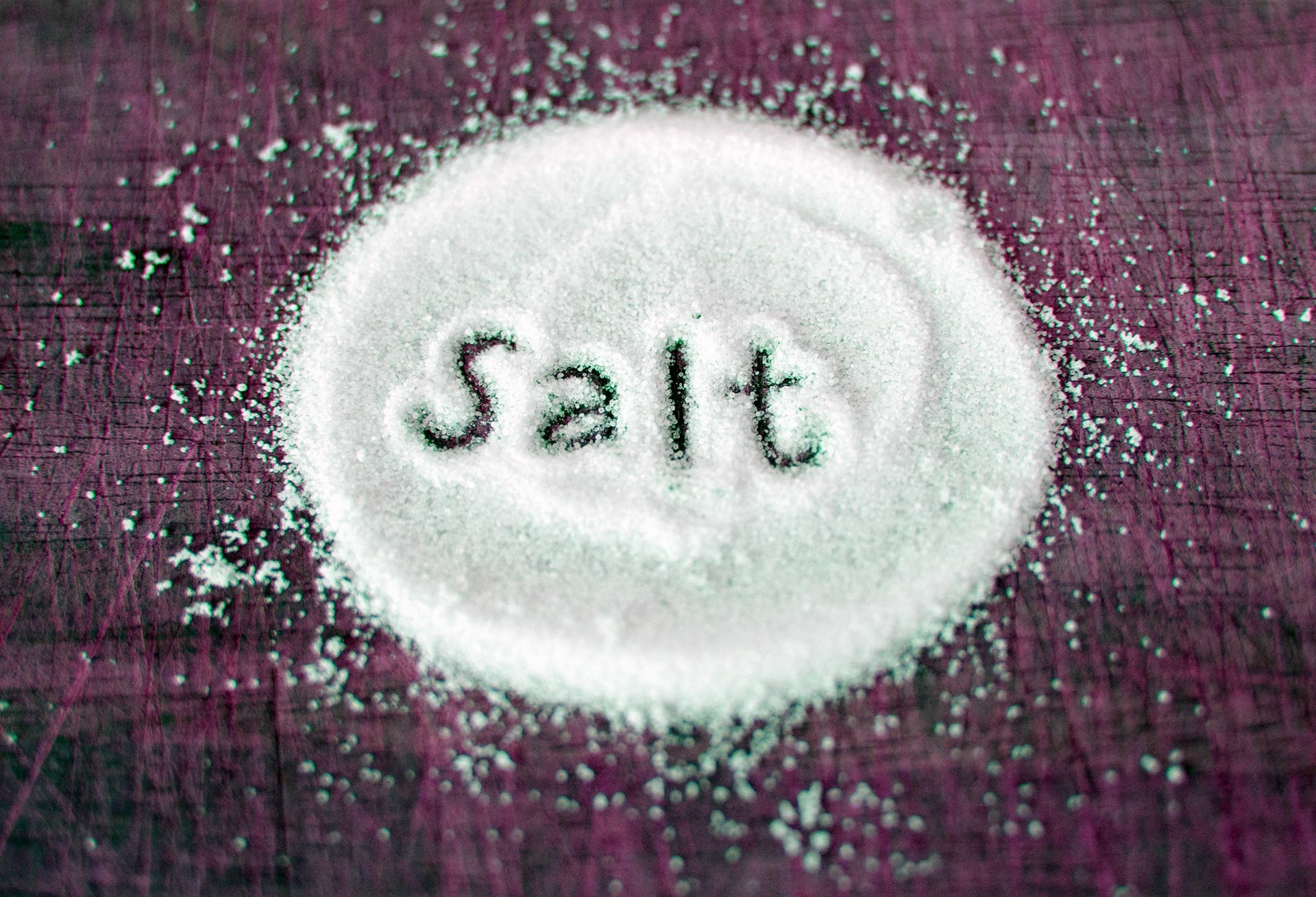 Reducing salt consumption